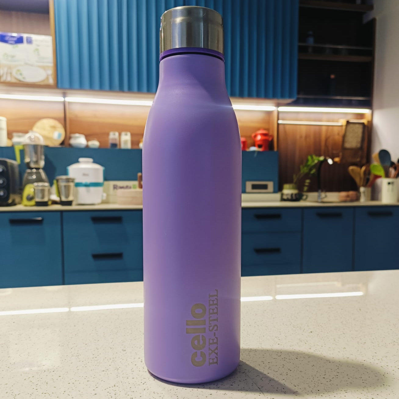 Cello EXE-STEEL GEM 1000ml Stainless Steel Bottle – Leak-Proof, Odorle – Rasoi Shop