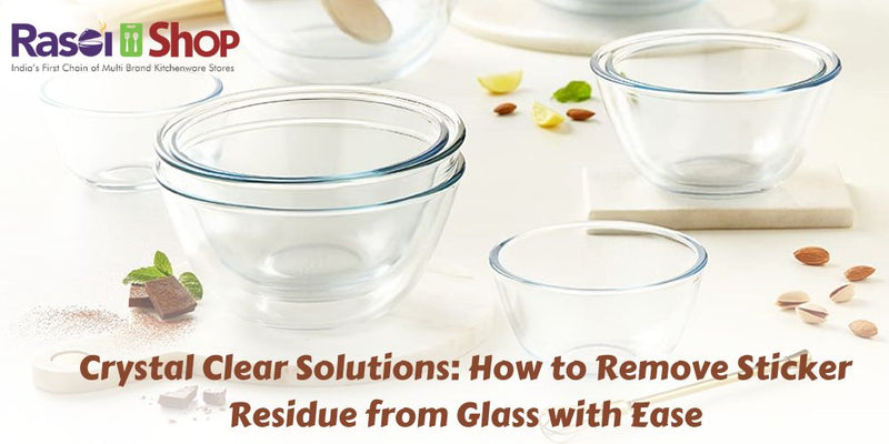 Crystal Clear Solutions: How to Remove Sticker Residue from Glass with