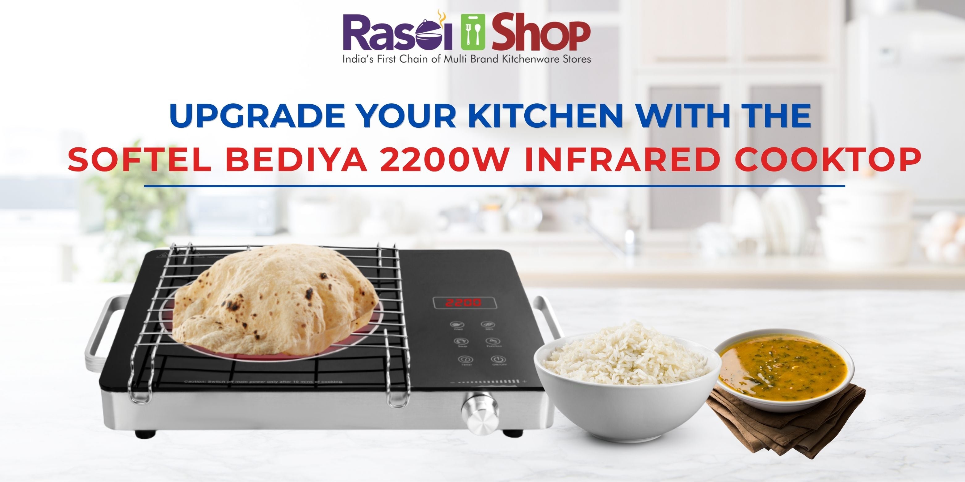Upgrade Your Kitchen with the Softel BEDIYA Infrared Cooktop🔥 – Rasoi Shop