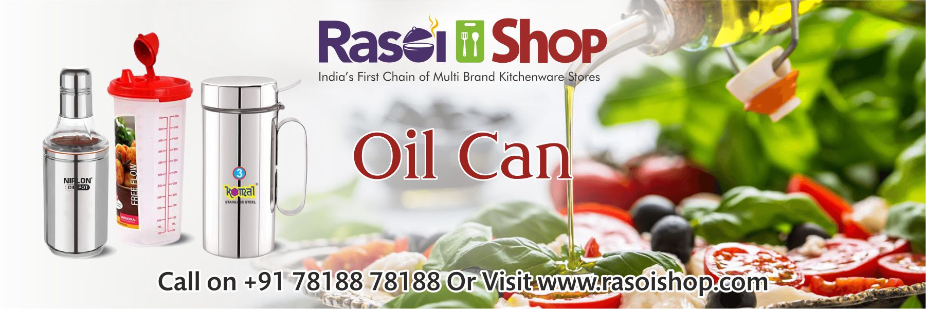 Oil Can | Oil Dispenser – Rasoi Shop