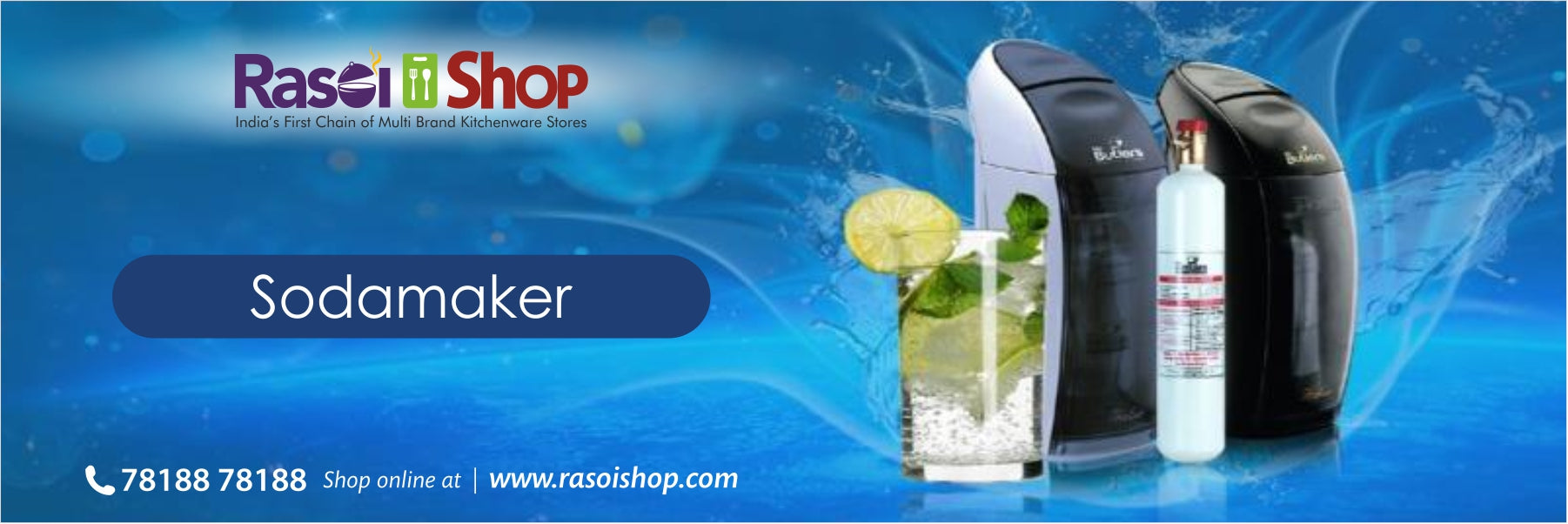 Soda Maker | Make soda in-house with just Water! – Rasoi Shop