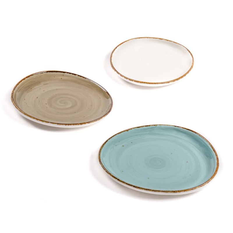 Rena Amalfi Porcelain Ovate Shape Dining Table Platter | Serving Tray