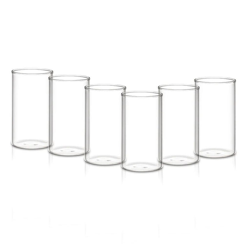 Borosil Aqua Set - 1000 ML Jug + 6 Vision Glasses | Transparent | Set