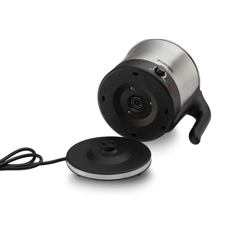 Borosil Omni 1.5 Litre 600 Watts Stainless Steel Electric Kettle | Sil