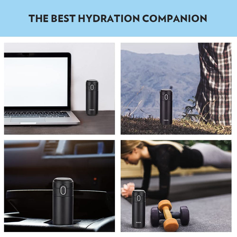 Borosil Stainless Steel Hydra Traveller 300 ML Vacuum Insulated Mug