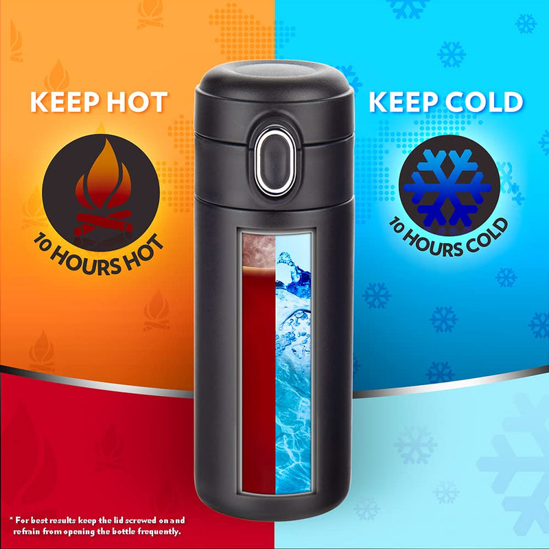 Borosil Stainless Steel Hydra Traveller 300 ML Vacuum Insulated Mug