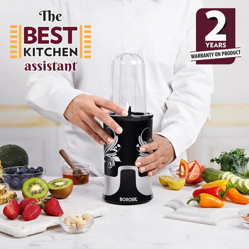 Borosil Nutrifresh 400 Watts NB 01 Blender Grinder & Smoothie Maker