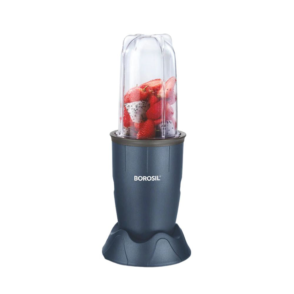 Borosil NutriFresh PB33 400 Watts Portable Mini-Blender Grinder & Smoo