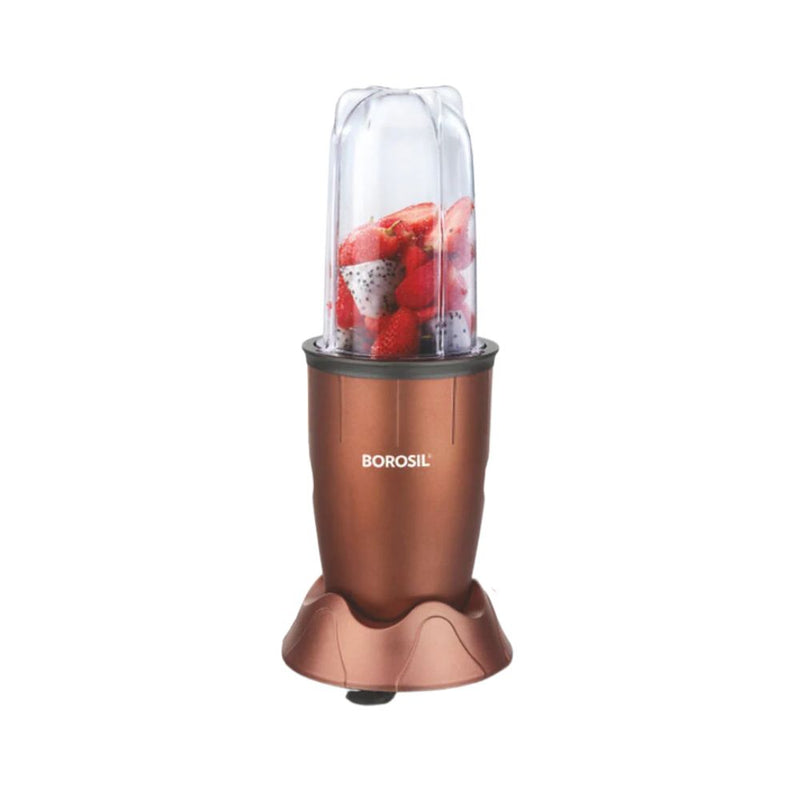 Borosil NutriFresh PB32 400 Watts Portable Mini-Blender Grinder & Smoo