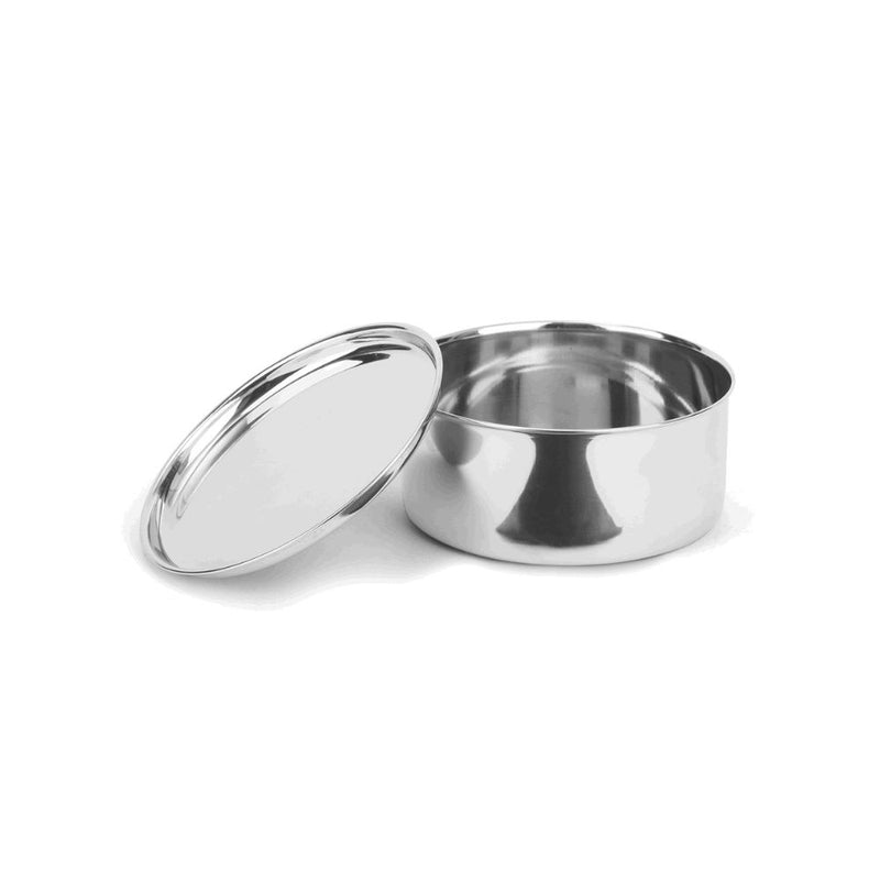 Milton Steel On Insulated Tiffin Box | Silver & Black