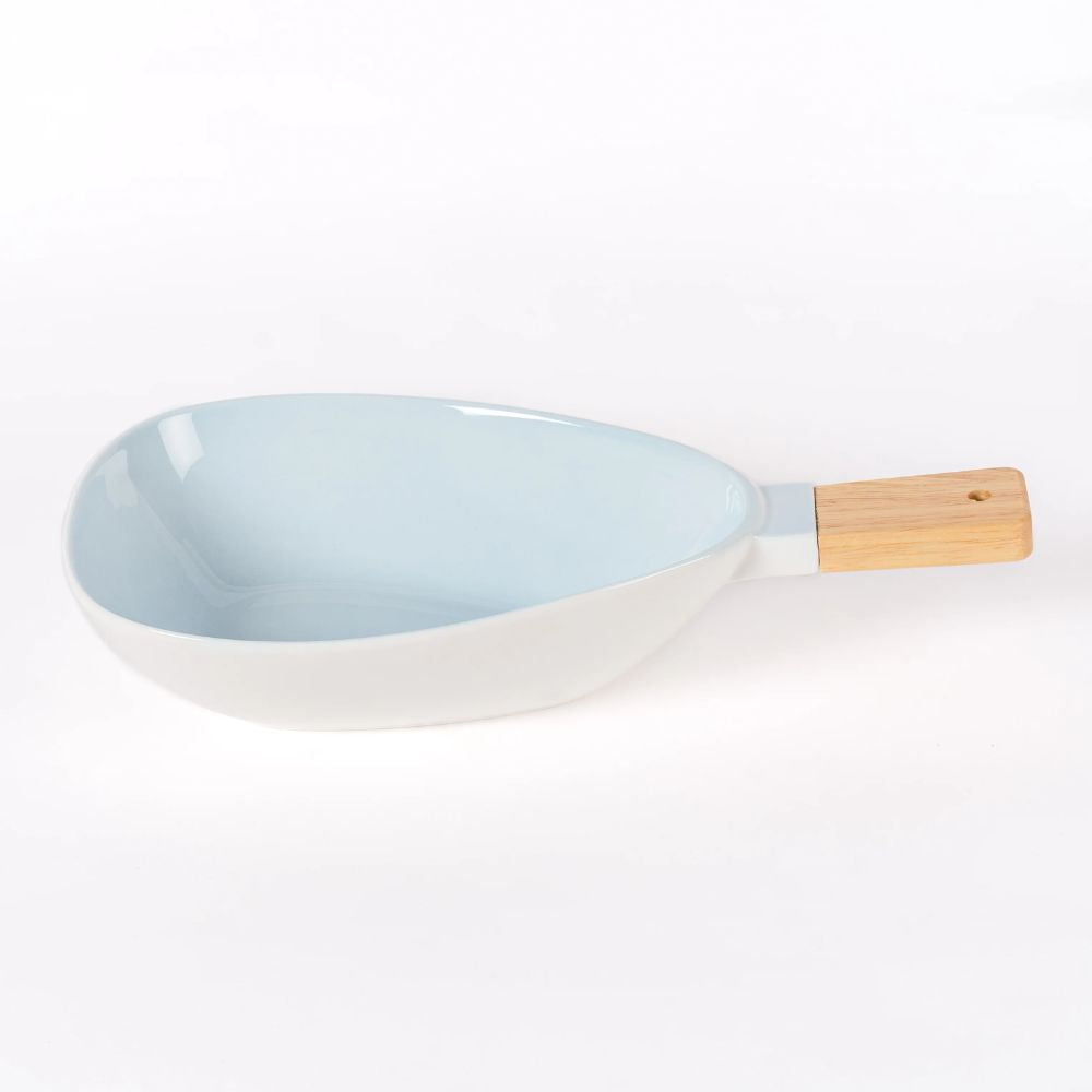 Rena Porcelain Lagoon Dining Table Platter | Serving Tray | Blue | 1 P