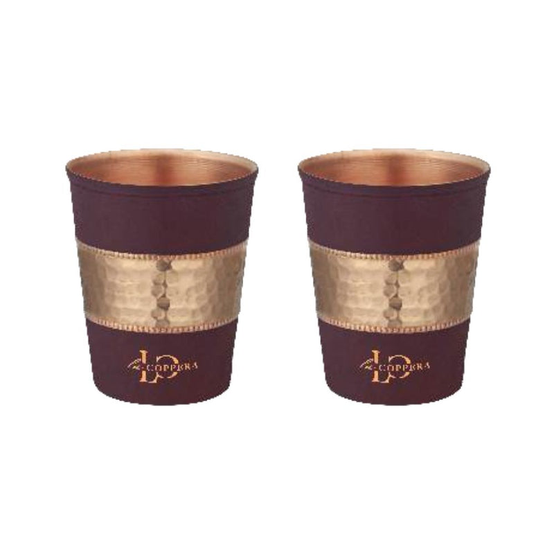 LaCoppera Copper Monarch Dust Cherry Carafe with 2 Glasses - LG8017