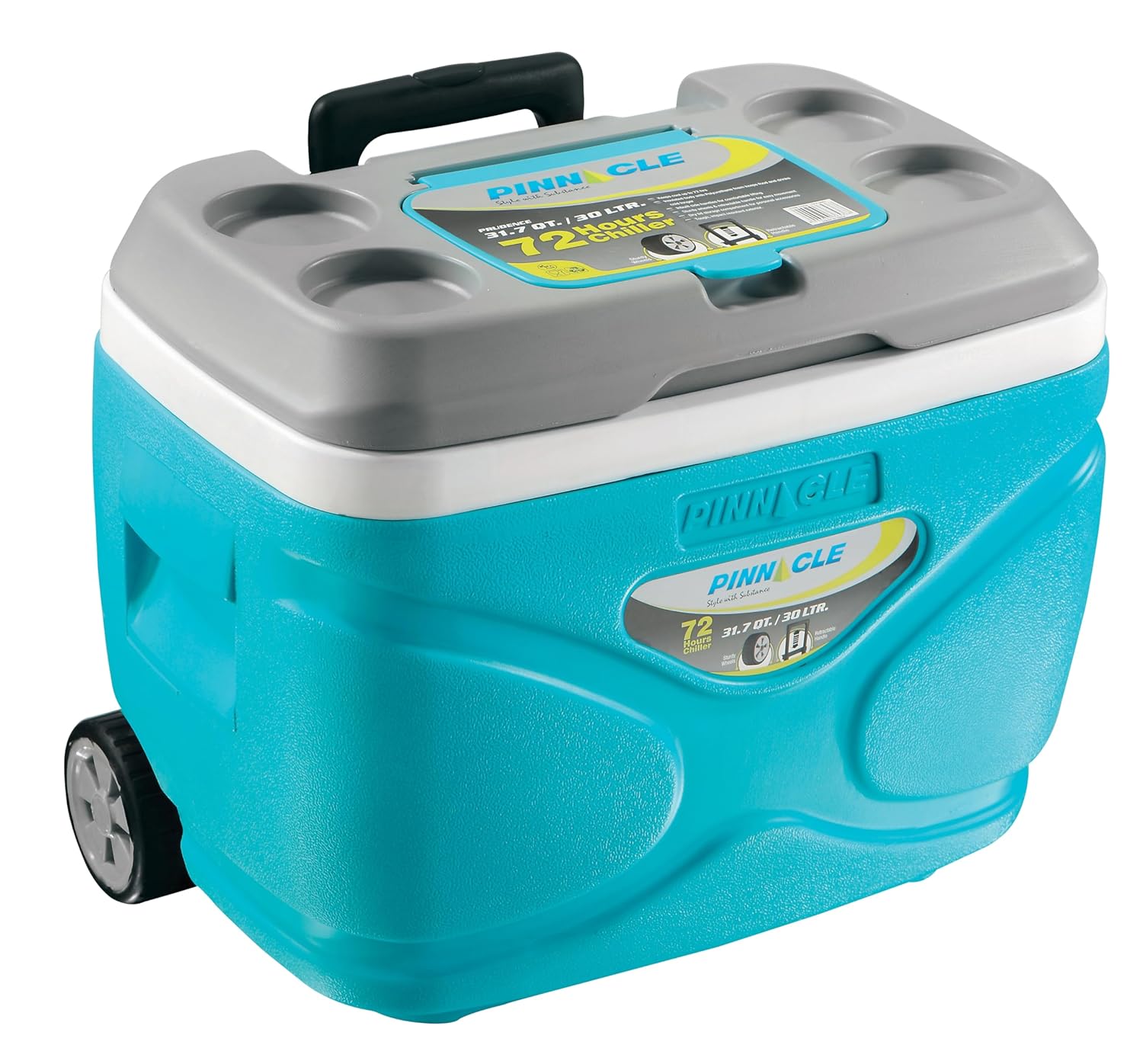 Pinnacle Prudence Chiller Ice Box 30 Litre : Ice Cube Box with Wheels ...