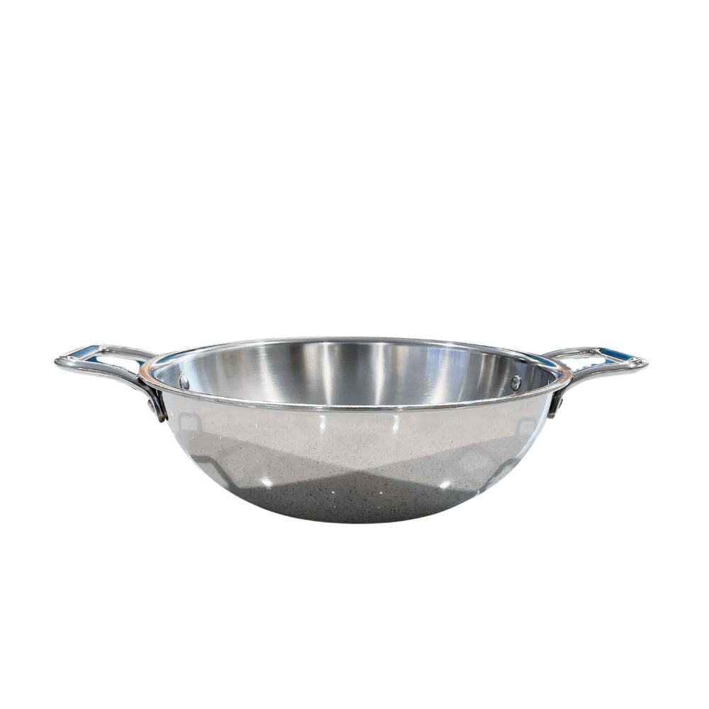 Softel Tri-Ply Stainless Steel kadhai | Gas & Induction Compatible | S