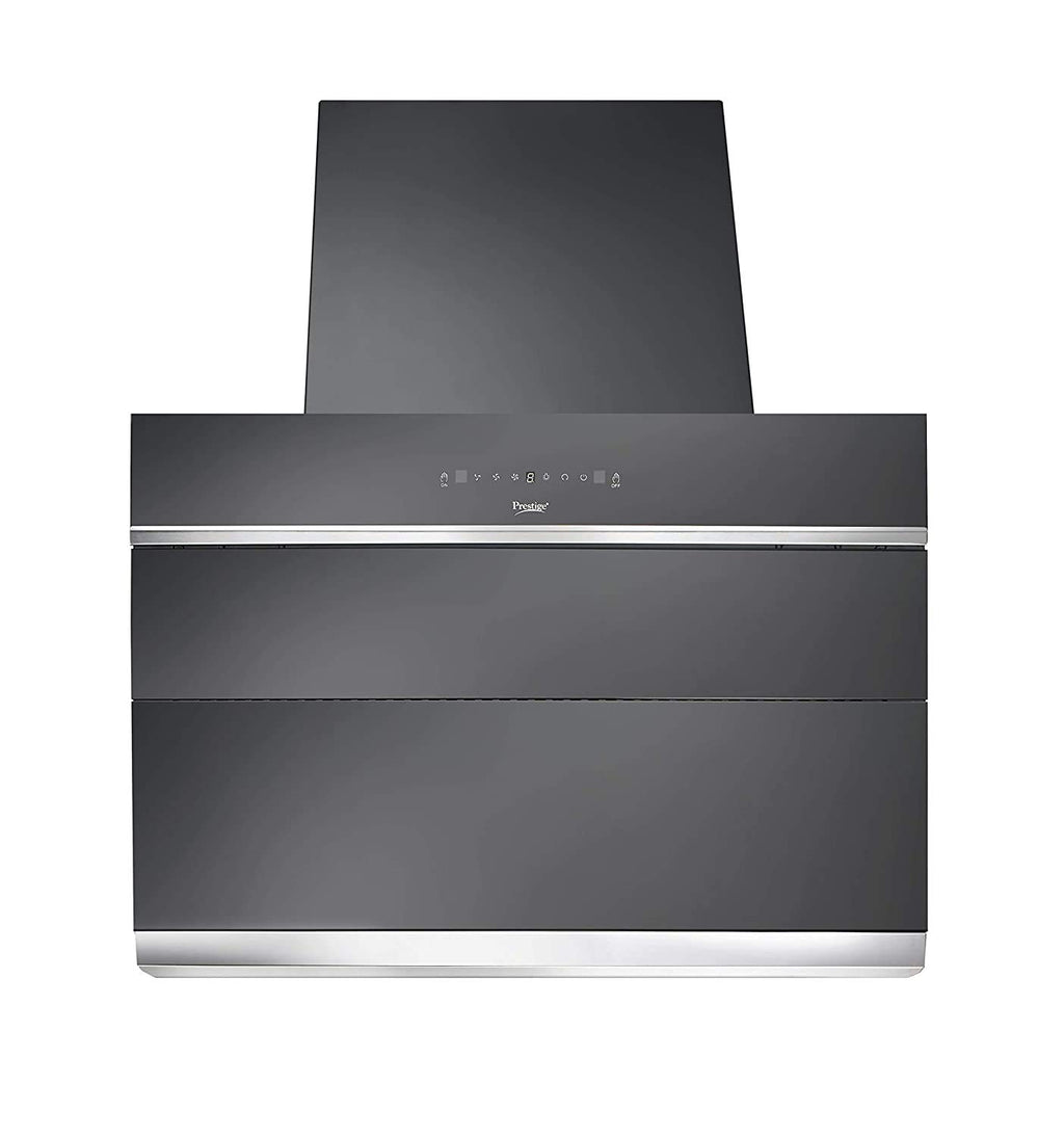 Prestige 90 cm 1100 m³/HR Auto-Clean Angular Kitchen Chimney (Black)