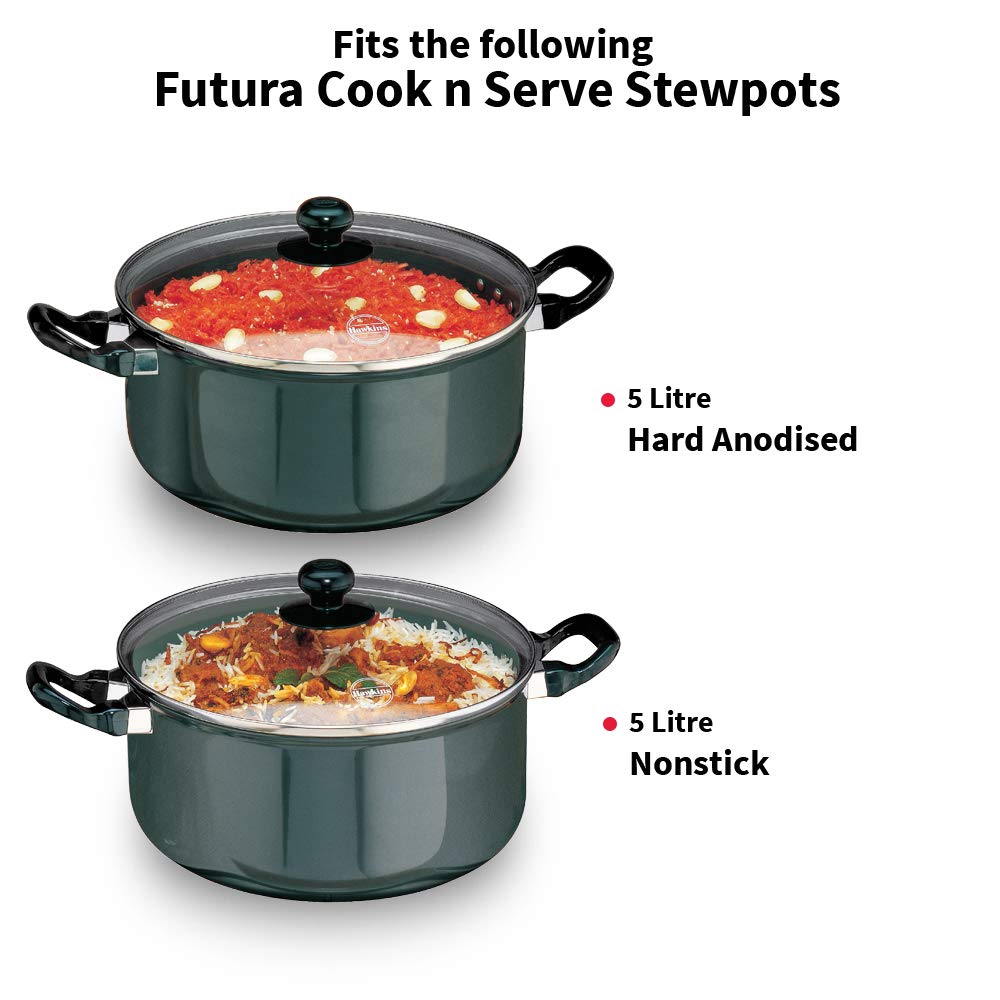 Hawkins 26 CM Glass Lid - LID26G | Toughened Glass Lid with Stainless
