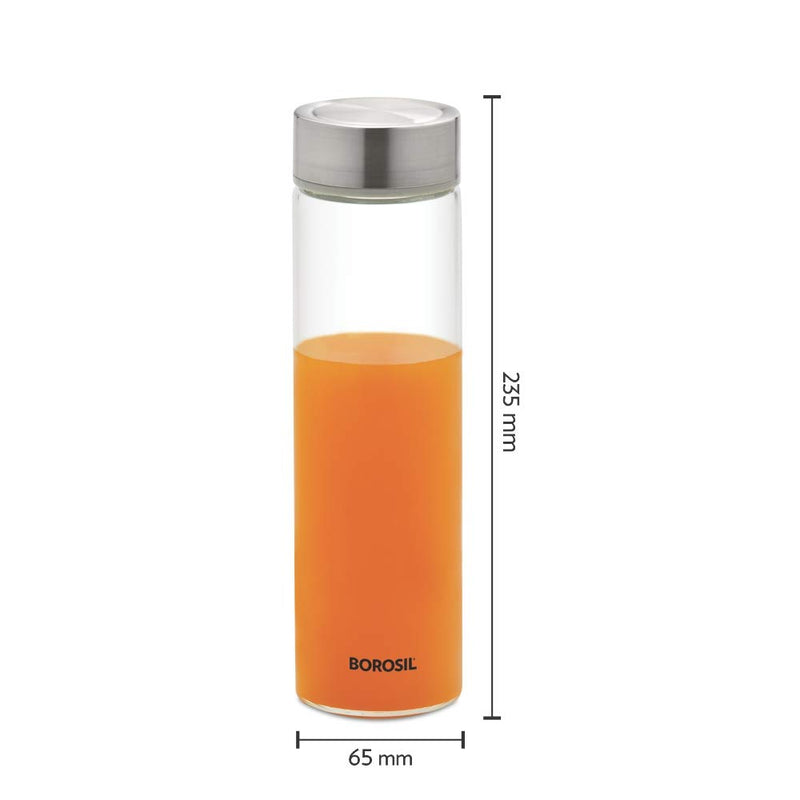 Borosil Glass Pro 3 Containers Lunch Box with Glass Bottle | Lunch Bag