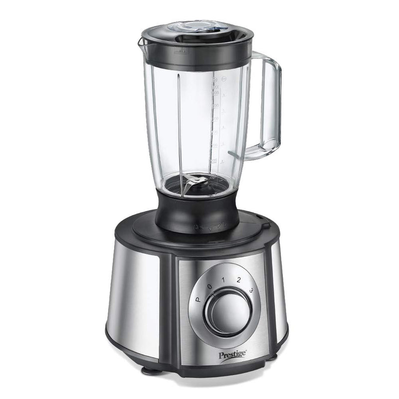 Prestige Partner 1000 Watt Food Processor, (Black and Silver)
