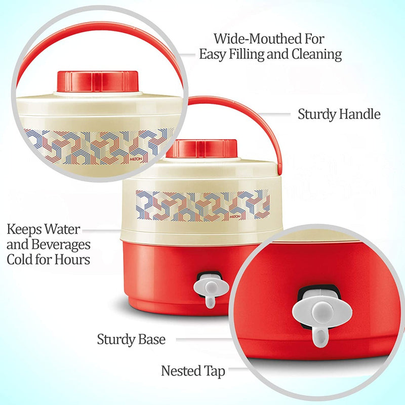 Milton Kool Musafir Plastic Insulated Water Jug | 1 Pc