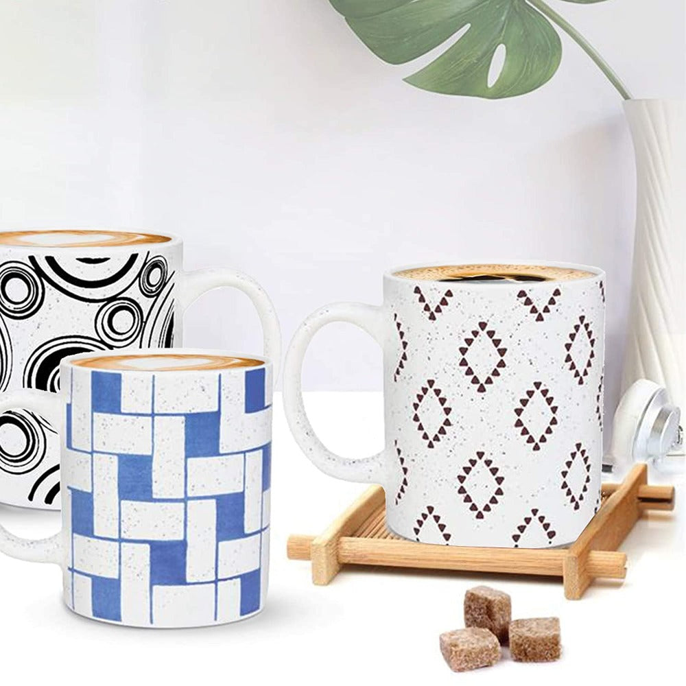 Treo Artisan Earthen Art 350 ML Ceramic Mug | 1 Pc