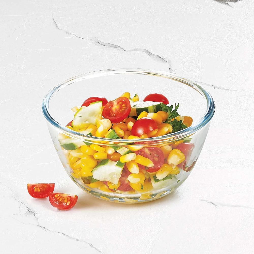Treo Ovensafe Borosilicate Glass Mixing Bowl | Transparent | 1 Pc