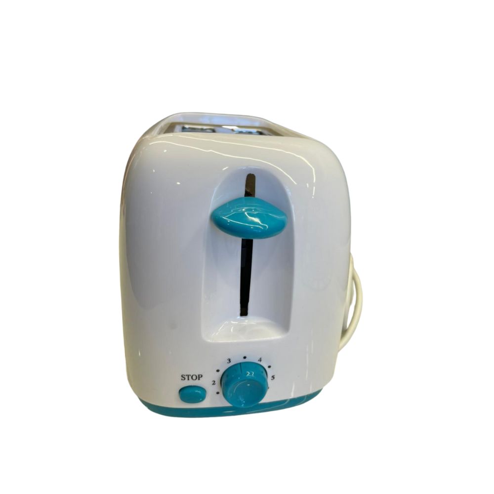 Maharaja Whiteline Magic 750 Watt Pop Up Toaster | White & Blue