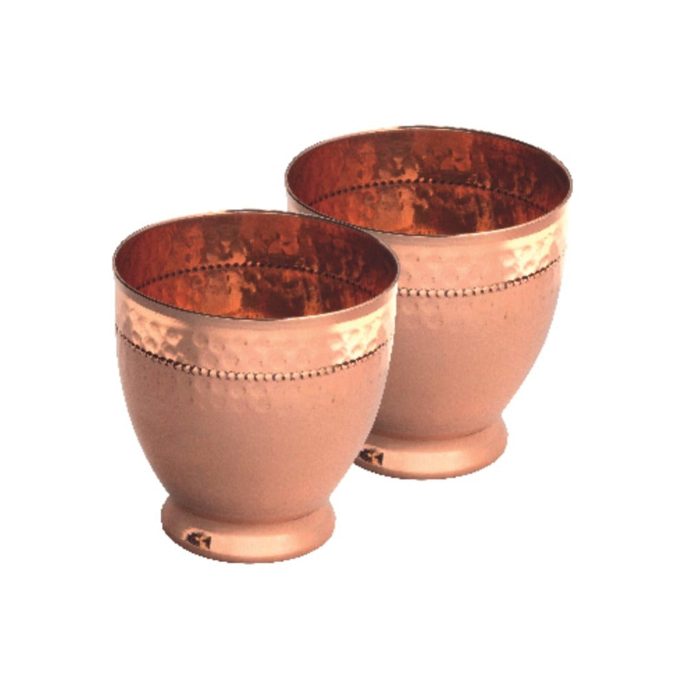 Lacoppera Copper Chiller 250 ML Tumber | Set of 2 Pcs