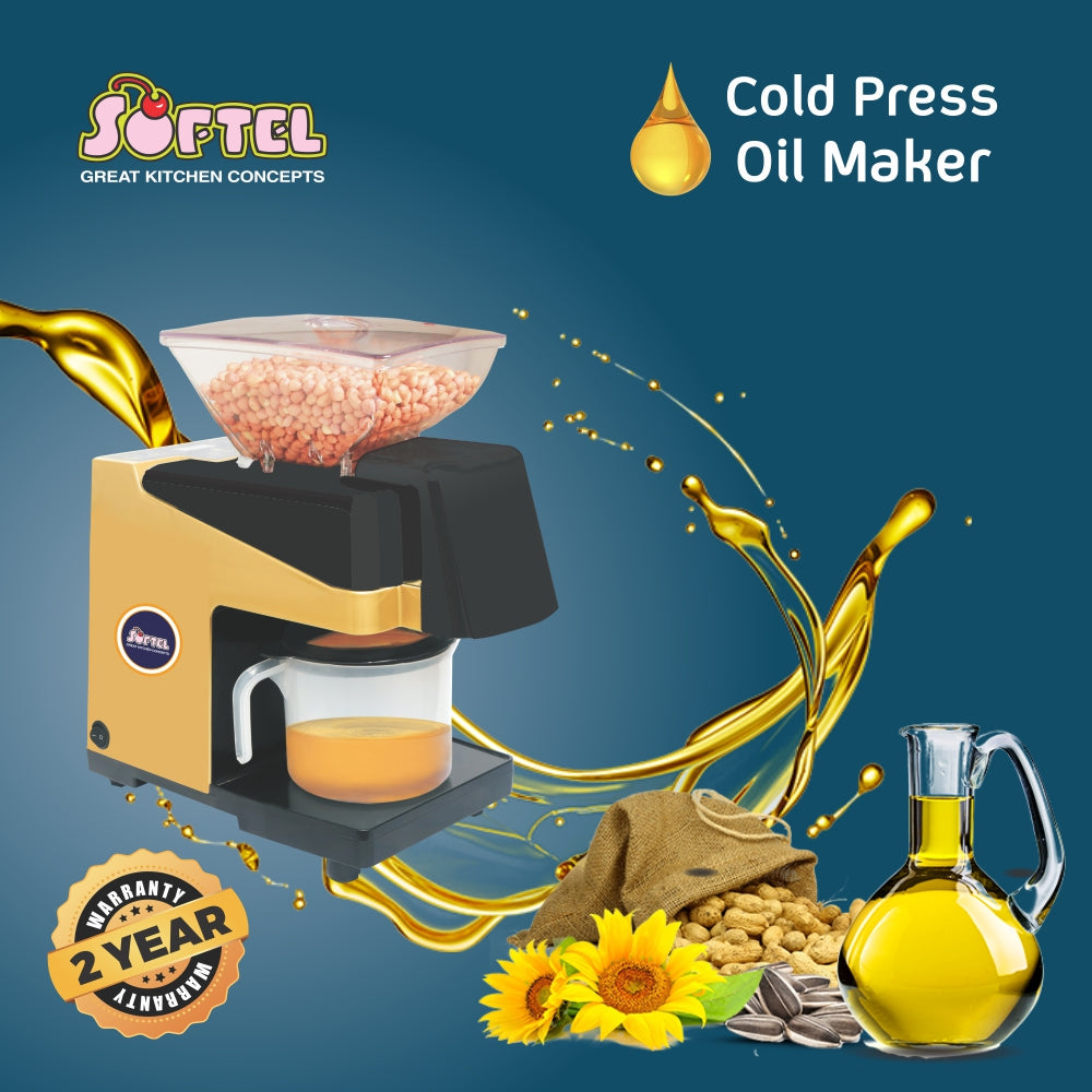 Softel Domestic 450 Watts Fully Automatic Cold Press Oil Maker Machine