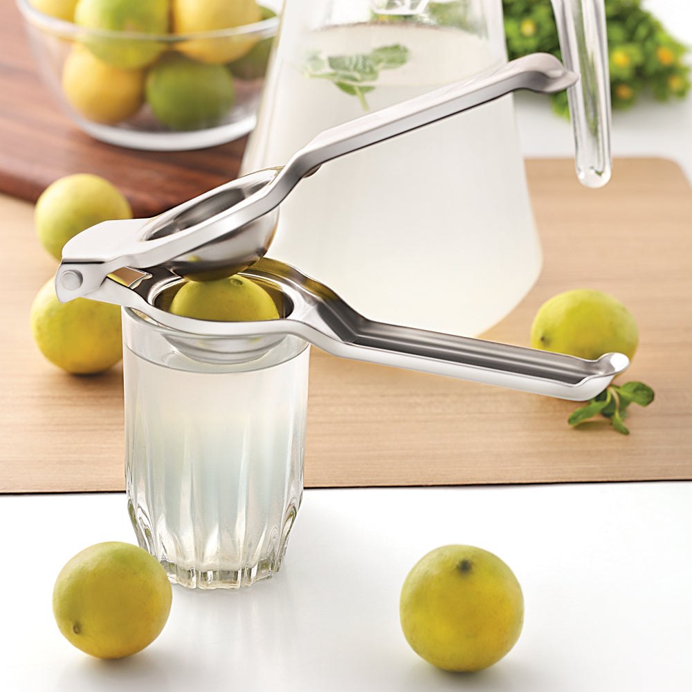 Komal Stainless Steel Lime Squeezer | Silver